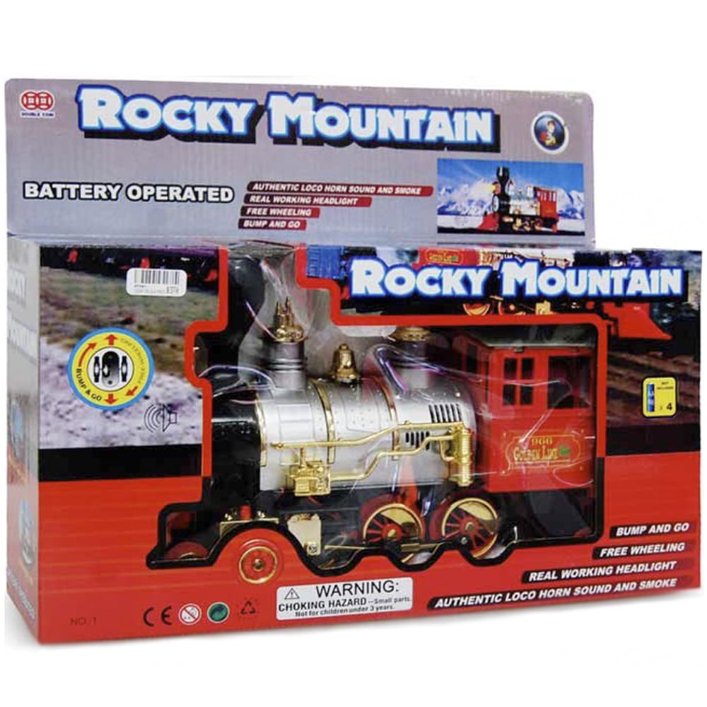 Locomotora tren led saca humo y movimiento Grinyell Unisex | Walmart en ...