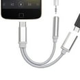 Type C To Type C 3 5mm Charging Audio Adapter 2 In 1 Adapter Uk Power