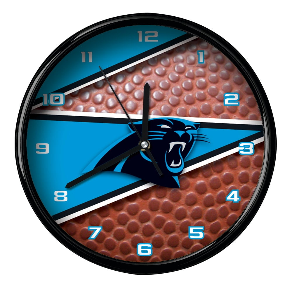Carolina Panthers 12'' Football Clock - Walmart.com