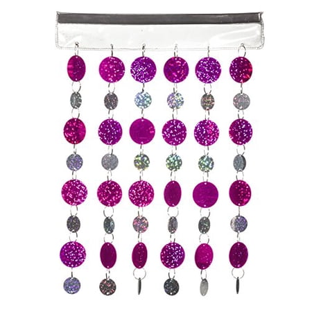 Fuchsia & Silver Magnetic School Locker Curtain/Office Locker Curtain ...