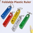 10 Segment Folding Ruler 50cm Portable Pocket Measuring Tool With ...