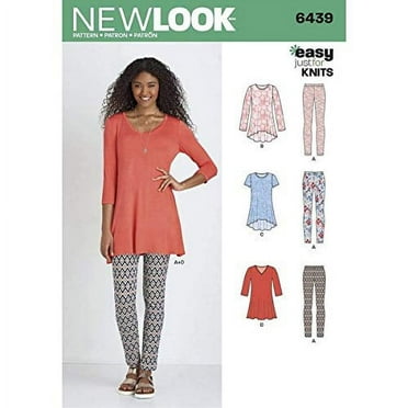 New Look Sewing Pattern 6735 Misses Knit Cardigan, Tops, Pants Clothes ...