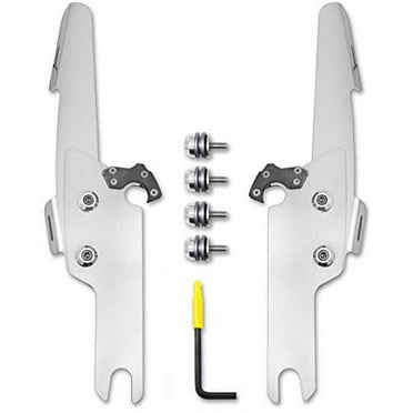 Memphis Shades 19" Fats Smoke Windshield w/9" Cutout (MEM37112 ...