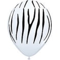 Zebra Print Latex Balloons - Jungle Safari Animal Party Decorations ...