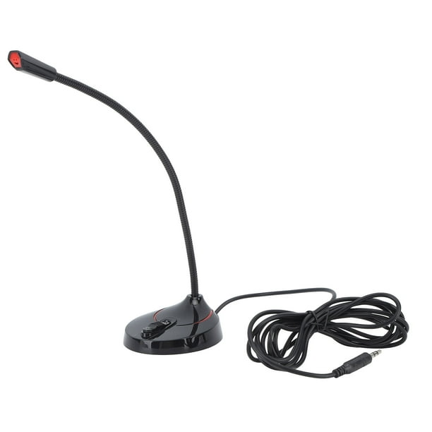 Gooseneck Condenser Microphone,Gooseneck Wired Microphone Black Desktop ...