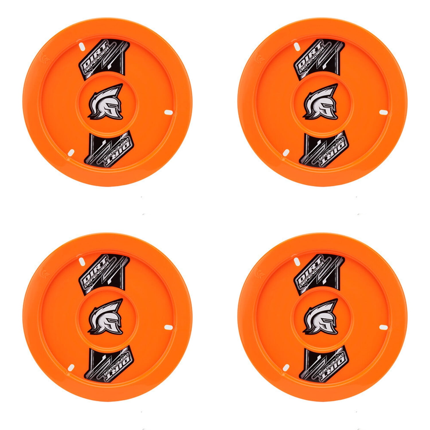 Dirt Defender 15 x 8 Gen II Solid Wheel Covers Mud Covers Neon Orange 4 ...