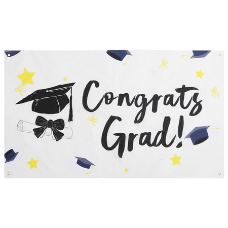 Graduation Banner Graduation Party Hanging Flag Congrats Party Backdrop ...