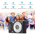 Andoer 48MP Digital Camera, 2.7K, 16X Zoom, Auto Focus, 2.88'' IPS ...