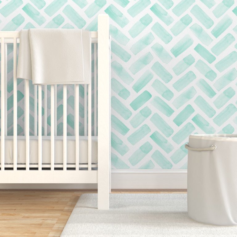 Aqua Chevron Background