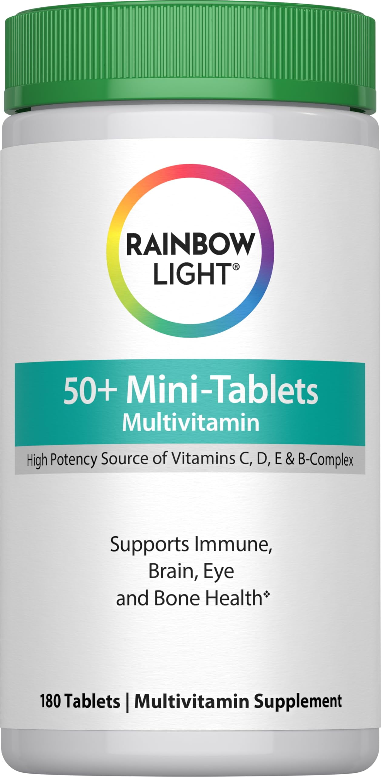 Suplemento Rainbow Light de más de 50 minitabletas a base de alimentos ...