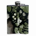 Raccoon 304 Stainless Steel Microfiber Leather Drinking Flask - Durable ...