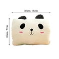 Cozy Plush Hand Warmer Pillow Cartoon Stuffed Animal Nap Pillow Back ...