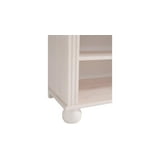 RealRooms Chester 5 Shelf Open Bookcase, White and Lacquer - Walmart.com