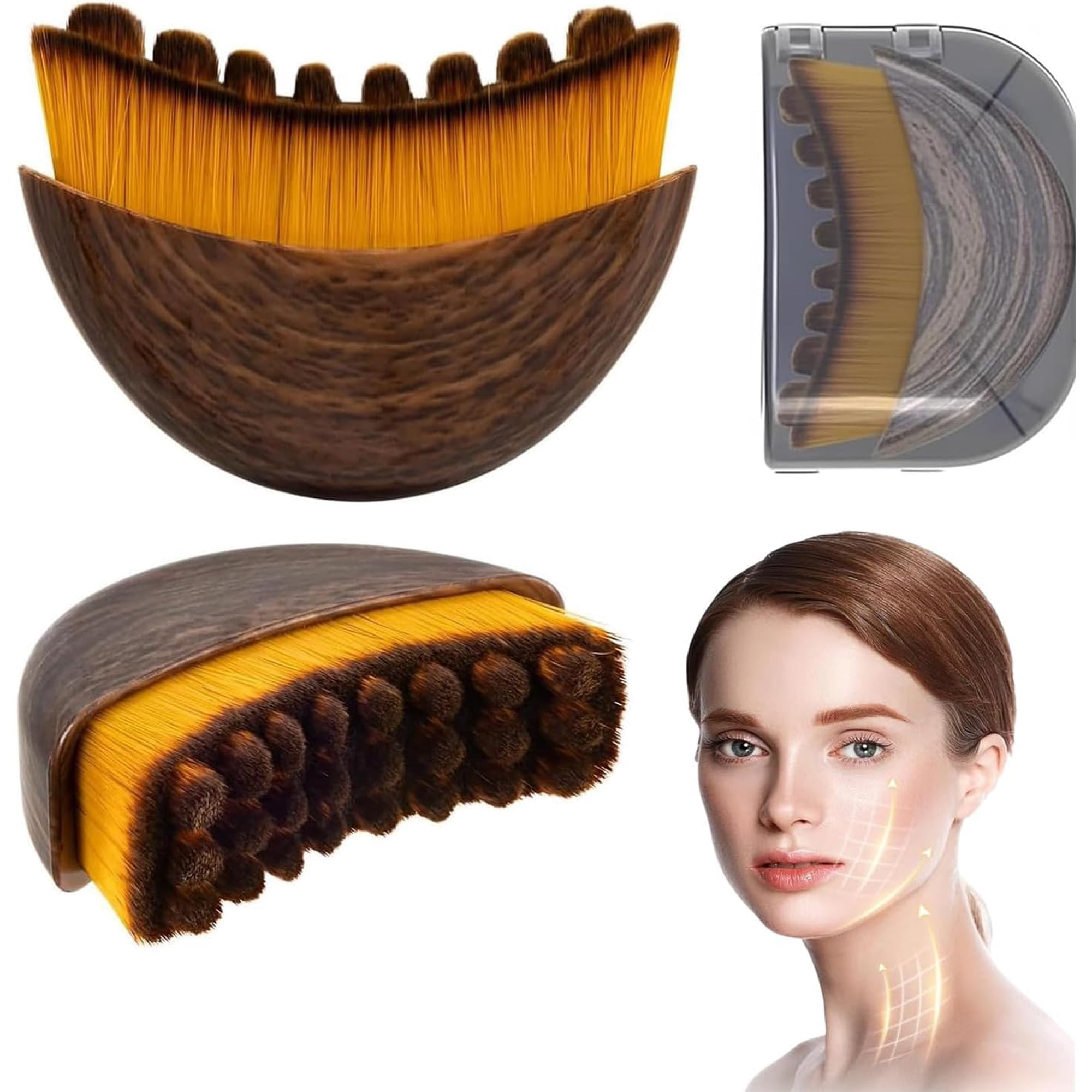 Click here for Nobrand 2pcs New Lymphatic Contour Face Brush  Lym... prices