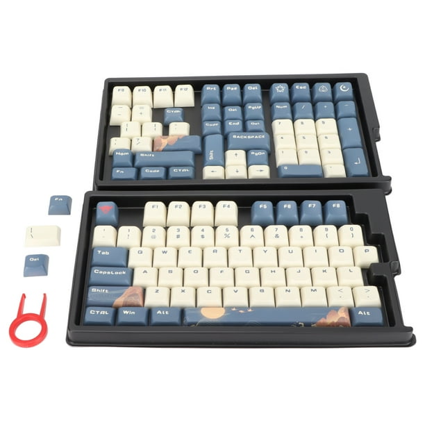 Keycap Set, Ergonomic Design Oil Repellent Coating Cherry Height PBT ...