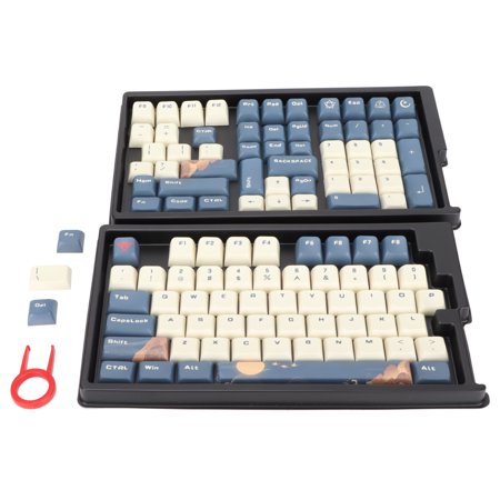Keycap Set, Ergonomic Design Oil Repellent Coating Cherry Height PBT ...