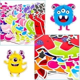 BeYumi Little Monster Cutouts Bulletin Board Decorations Set 45Pcs ...
