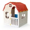 Costway Large Children's Cottage Playhouse for Toddlers, Foldable ...
