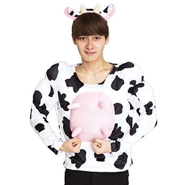 Party City Variety Goods Muscular Dairy Cow Men's White Black - Walmart.ca