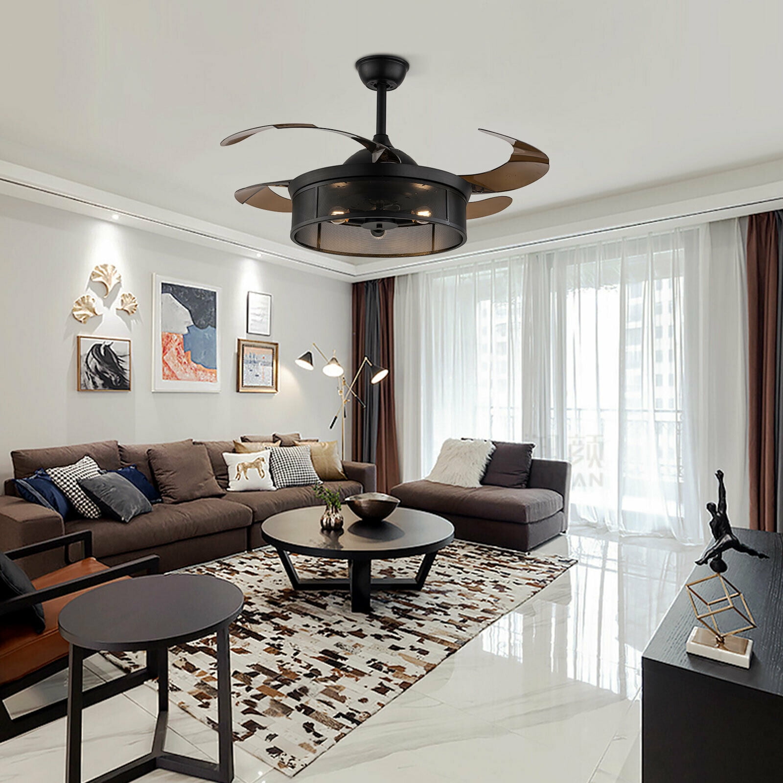 Steampunk Style Ceiling Fan | Shelly Lighting
