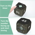 Cube Timer Kitchen Timer Gravity Sensor Flip Meditation Timer For Time