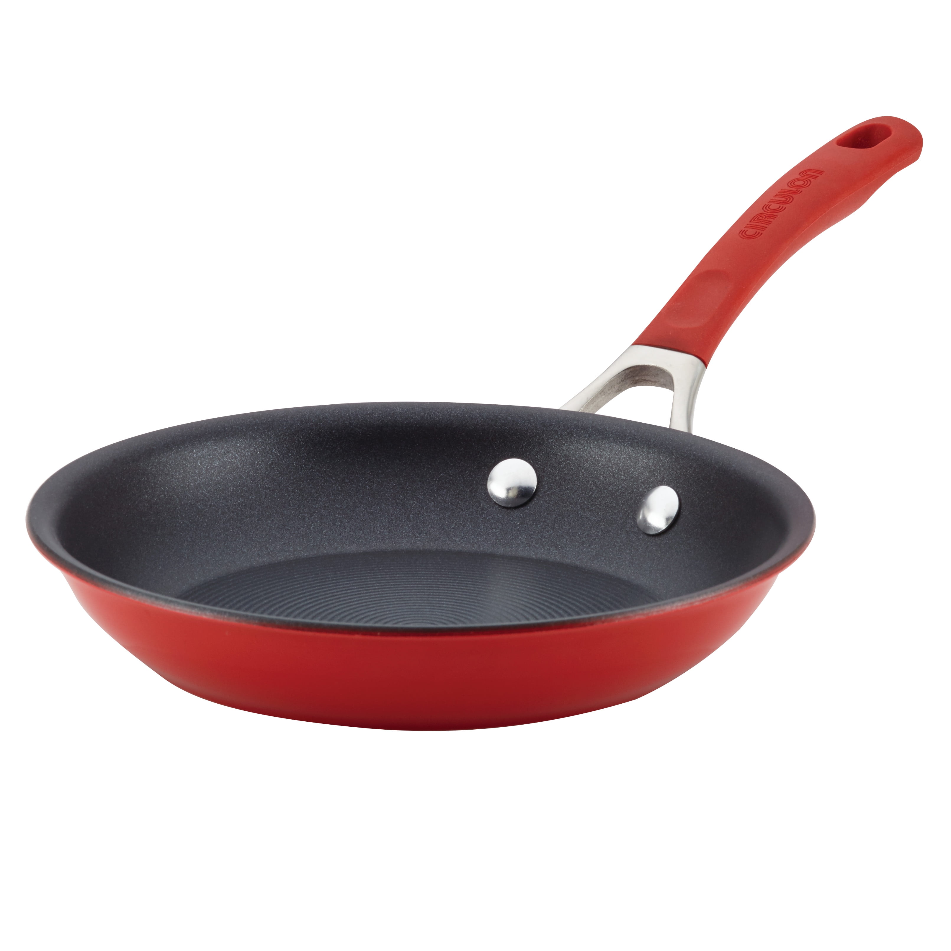 Circulon Innovatum Aluminum Nonstick French Skillet, Red 8.5-Inch ...
