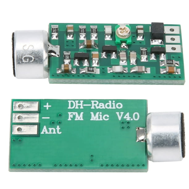 Módulo transmisor de micrófono FM, módulo de captación de micrófono FM ...