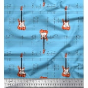 Guitar Fabrics By the Yard
