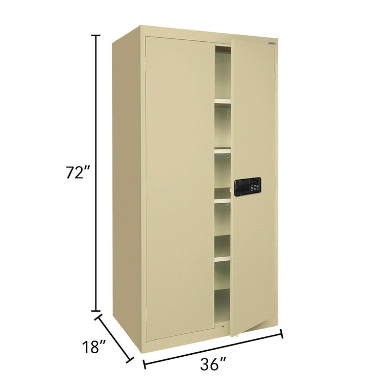 Sandusky Standard Storage Cabinet 72 H Putty | Cabinets Matttroy