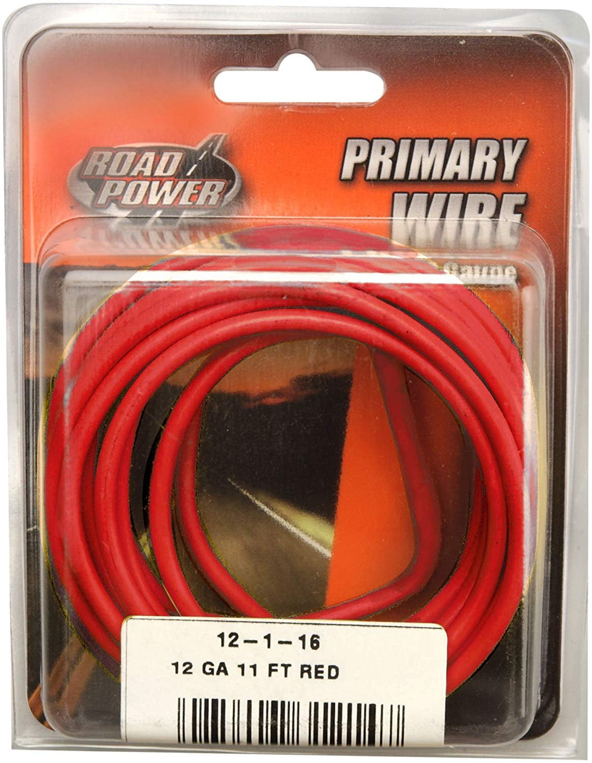 Coleman Cable 12-1-16 12-Gauge 11-Foot Automotive Copper Wire, Red ...
