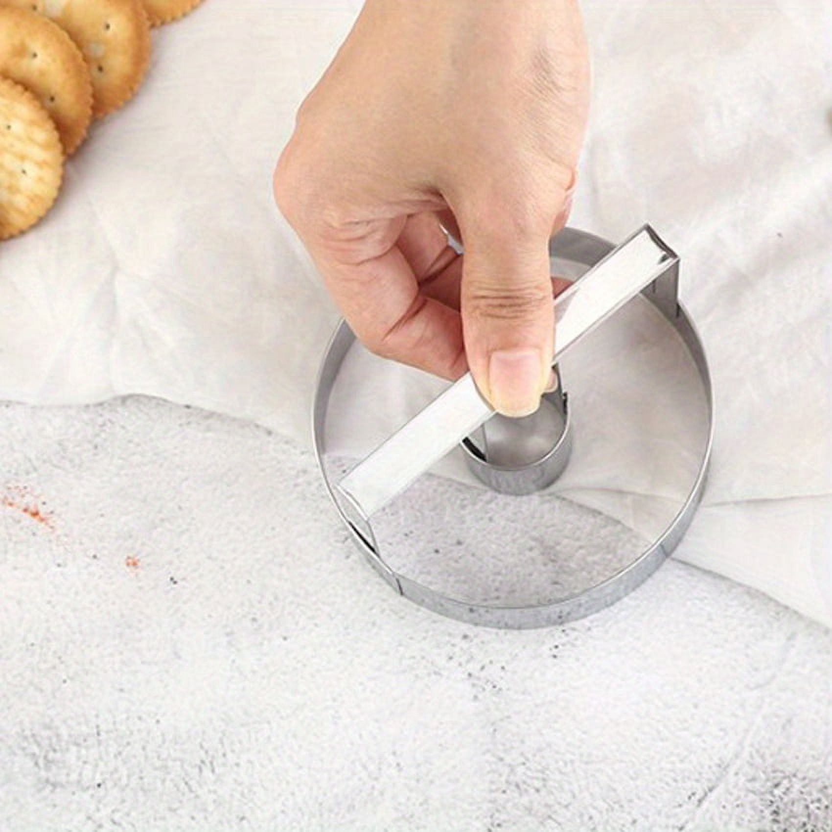 1pc, Donut Cutter, Stainless Steel Round Doughnut Cutter With Handle ...