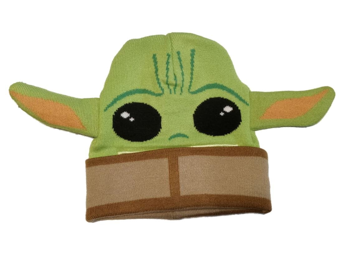 Star Wars Baby Yoda Frog Roll-Down Beanie Hat with Ears - Walmart.com