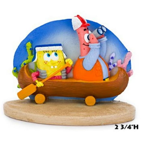Penn Plax SBR45 2.75 in. Spongebob & Patrick In Canoe | Walmart Canada