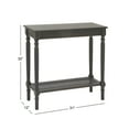 DecMode Black Traditional Wood Console Table, 31"W x 32"H - Walmart.com