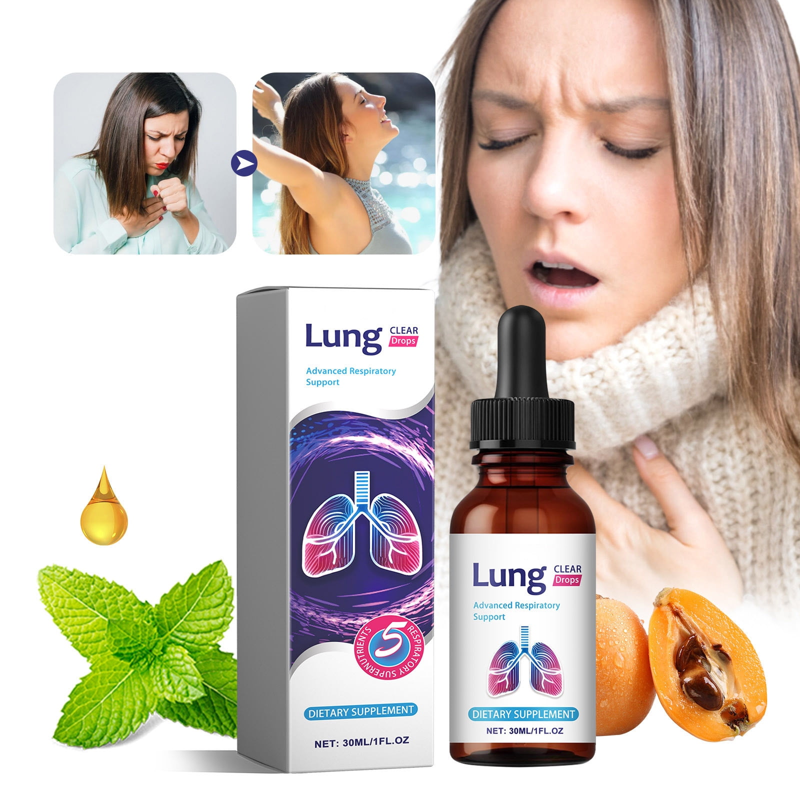 Click here for Becloth Lung Clear Drops Natural Respiratory Blend... prices