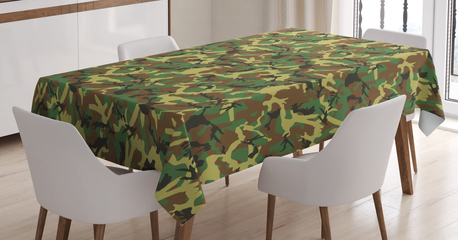 Army Camouflage Table Cloths
