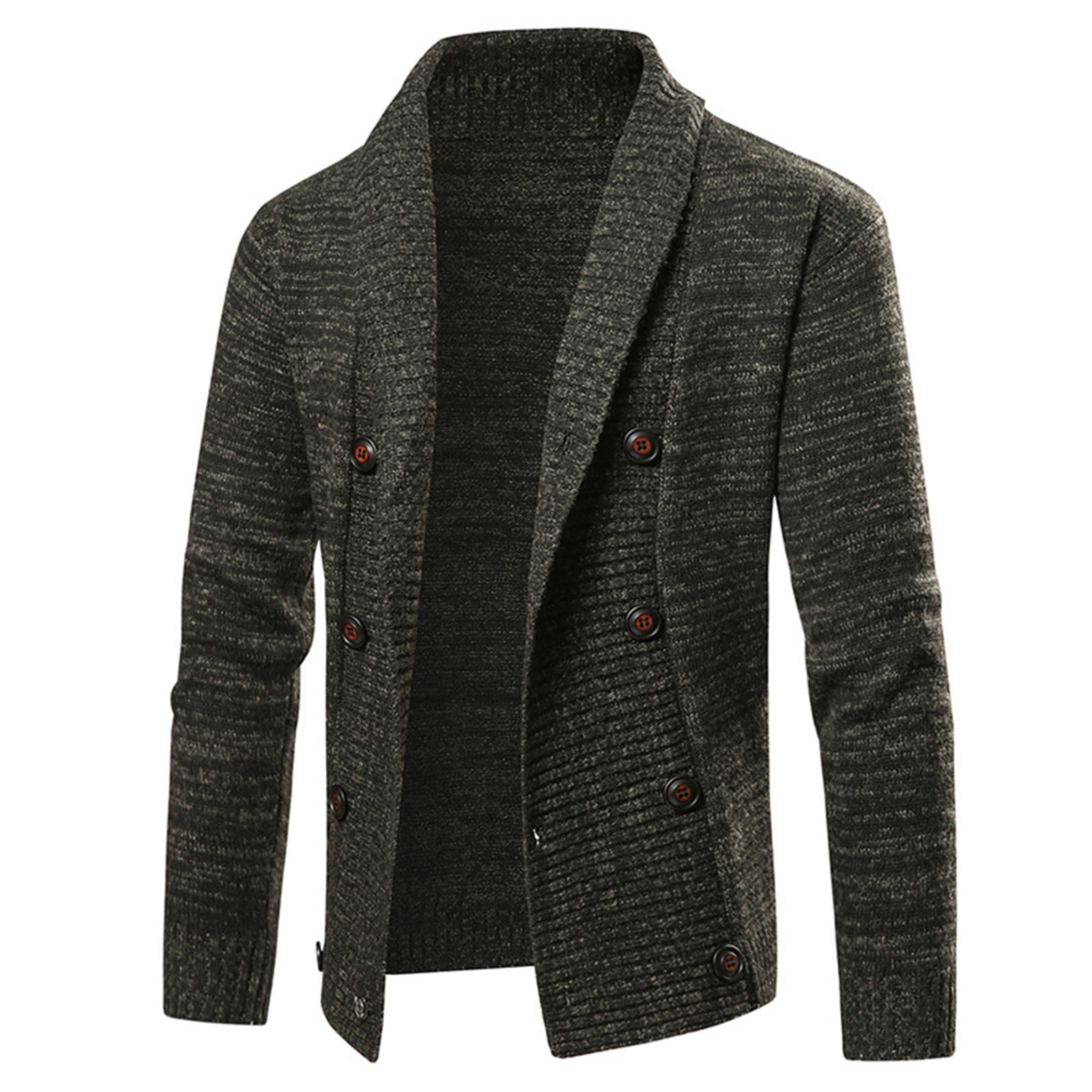 Click here for Grrvtrz Mens Double Breasted Cable Knit Sweater Bu... prices