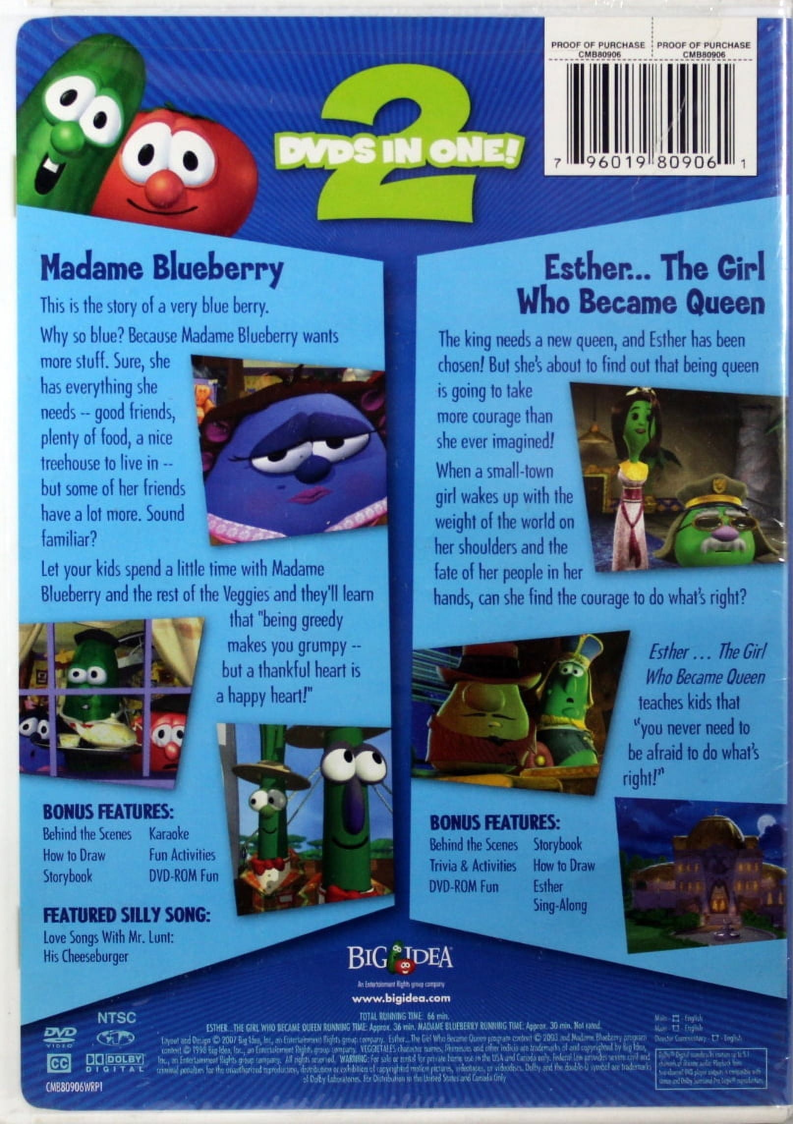 Veggietales Madame Blueberry Dvd