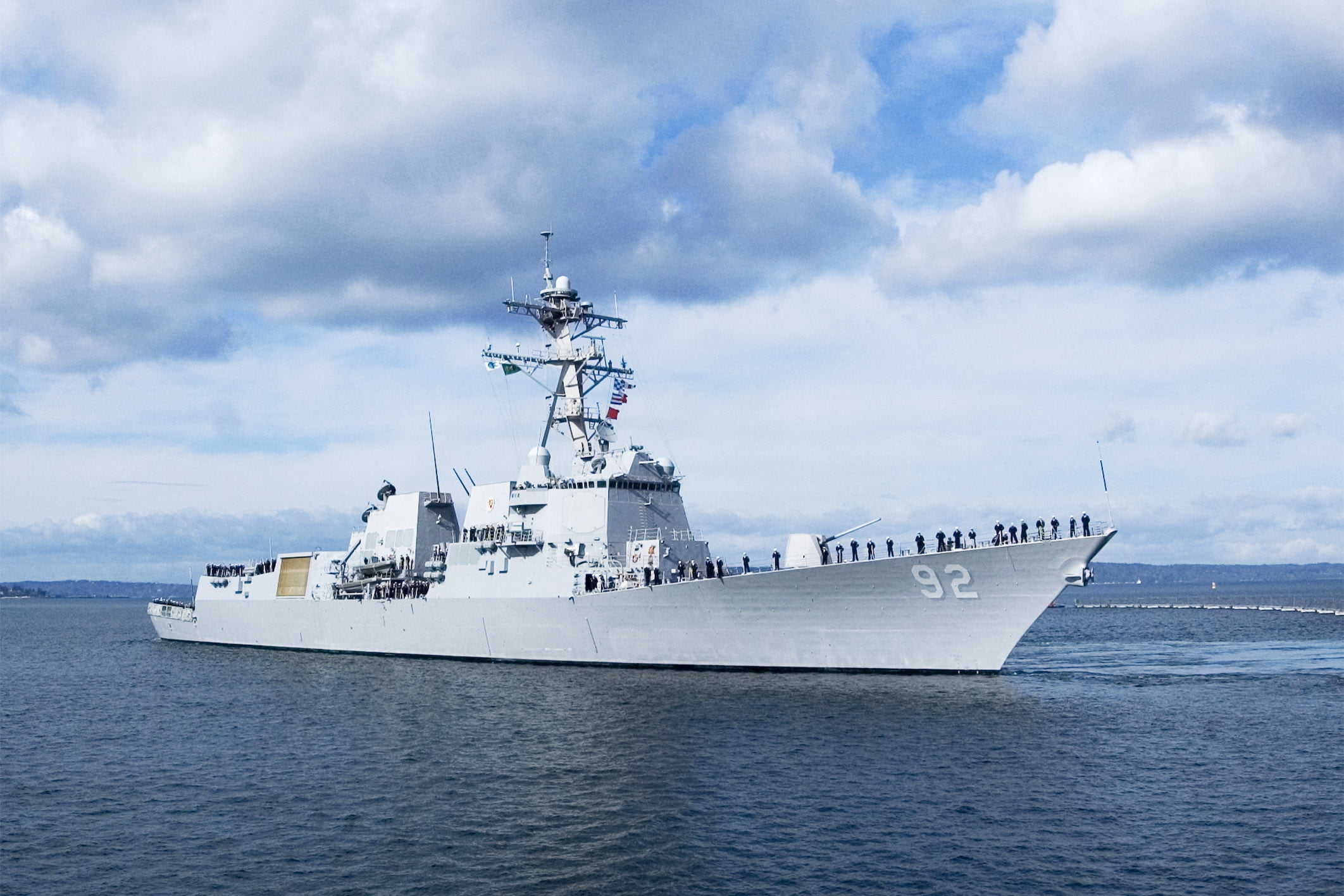 24x36 gallery poster, USS Momsen (DDG-92) starboard view - Walmart.com