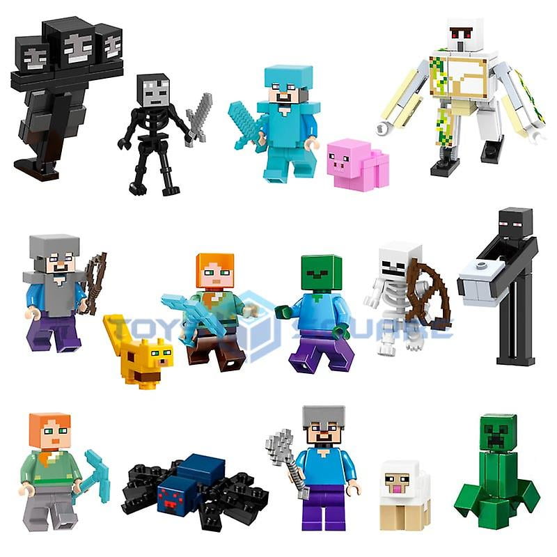 Click here for Tradebo Steve Alex Iron Golem Enderman With My Wor... prices