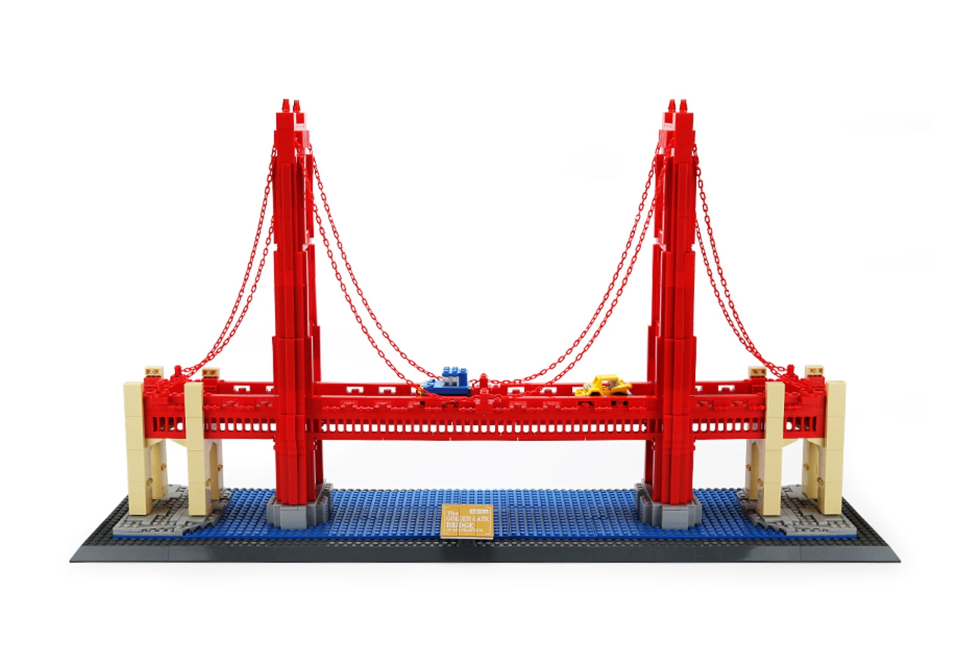 Buy Golden Gate Bridge of San Francisco Building Block Set Wange World ...