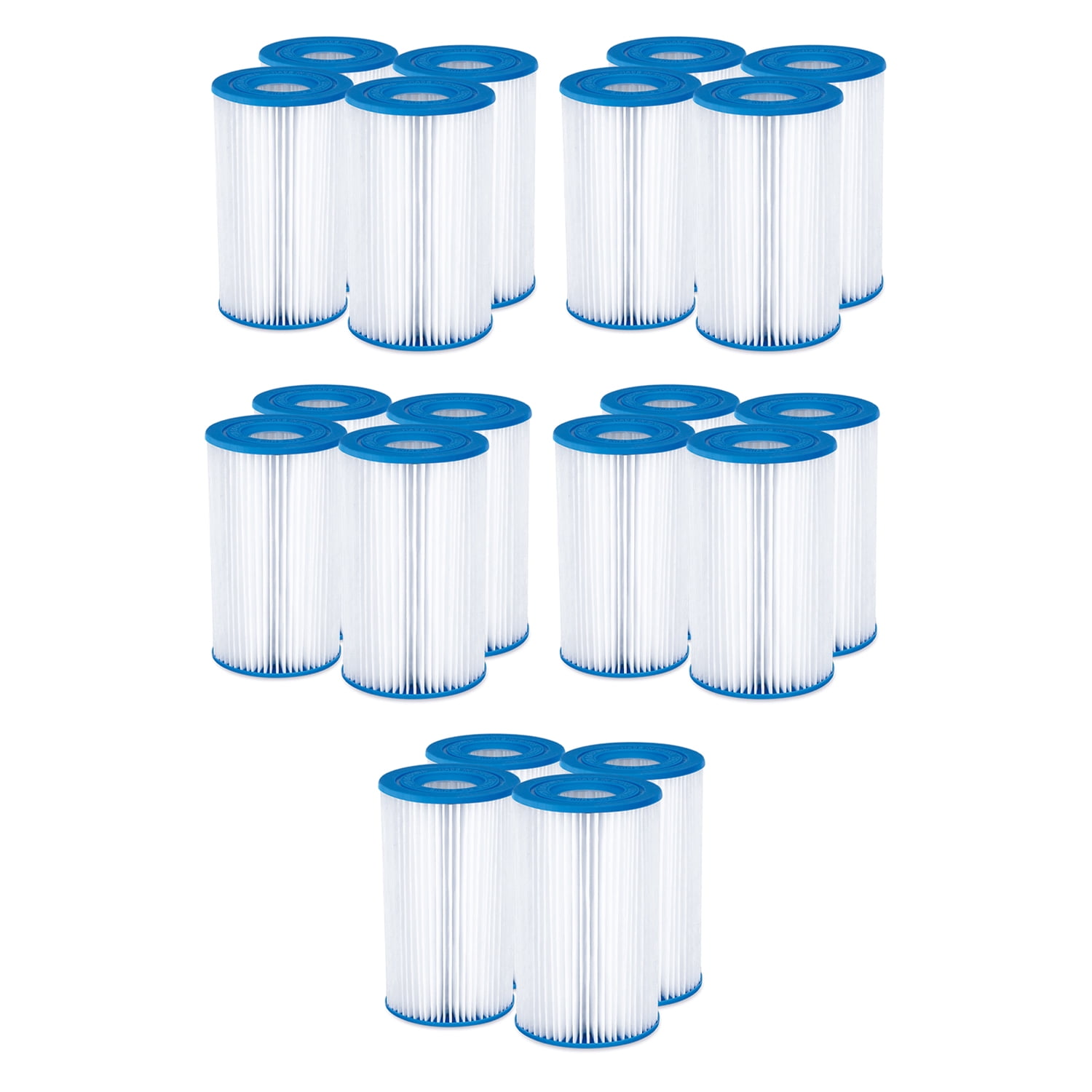Summer Waves Replacement Type A/C Pool & Spa Filter Cartridge (20 Pack ...