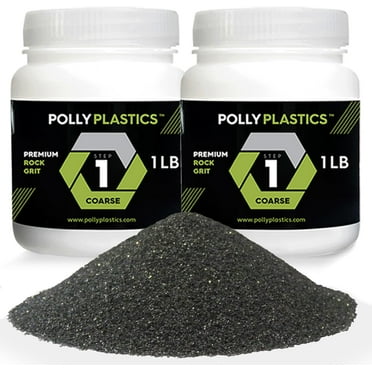 Polly Plastics Rock Tumbler Grit Kit with Refill Polishing Supplies ...
