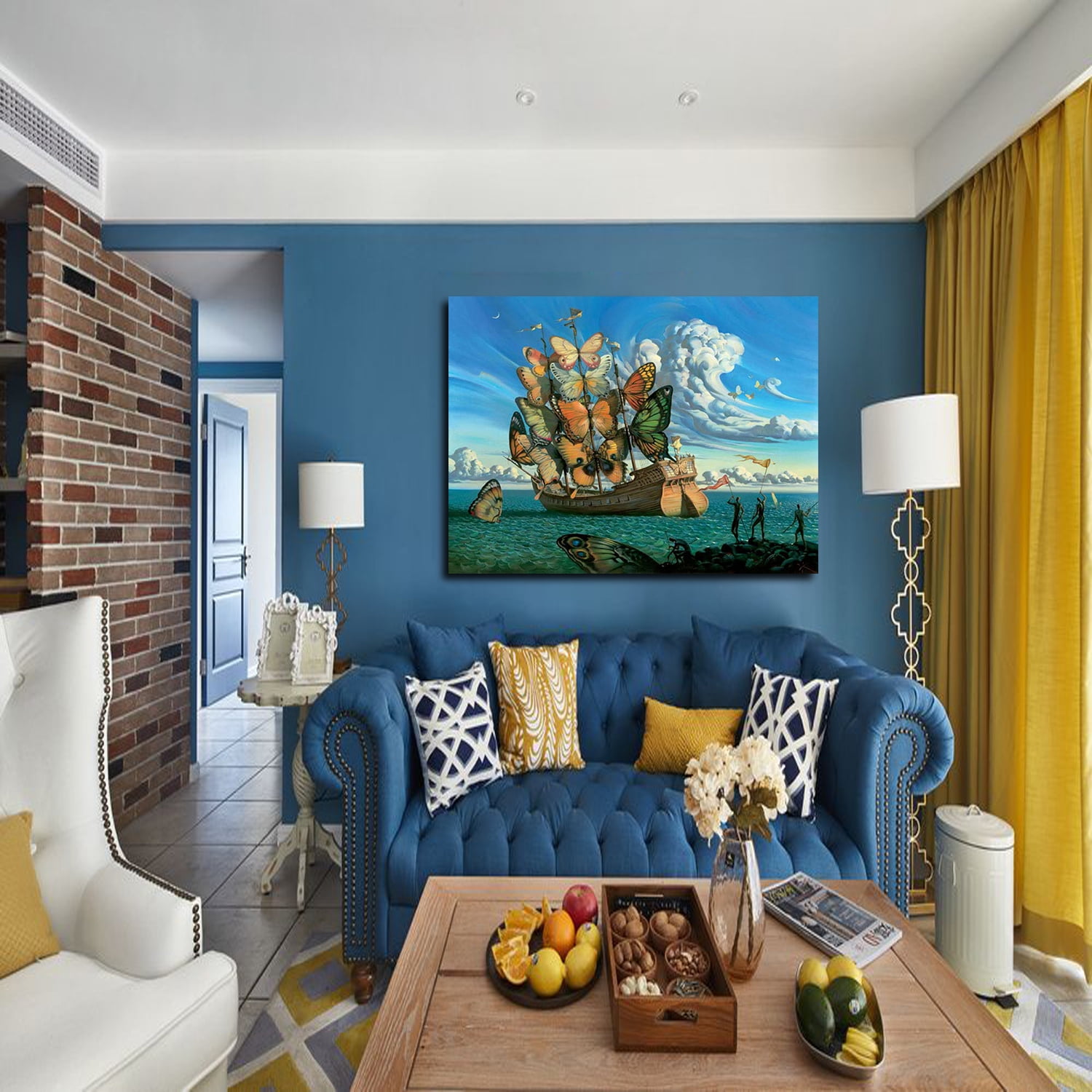 Three Winged Ship Vladimir Kush