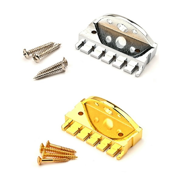 Headless Acoustic Guitar Bridge with Locking Nut Gift Locking Nut ...