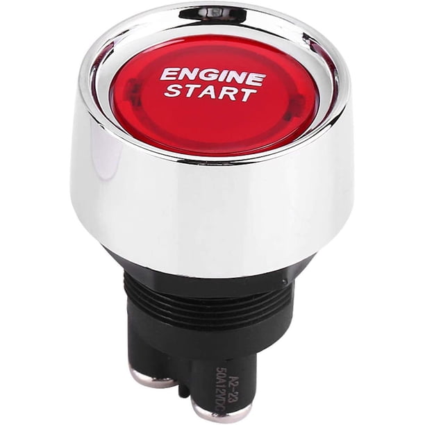 Engine Button, Car Engine Button, 12v-24v 50a Car Vehicle Engine Start ...