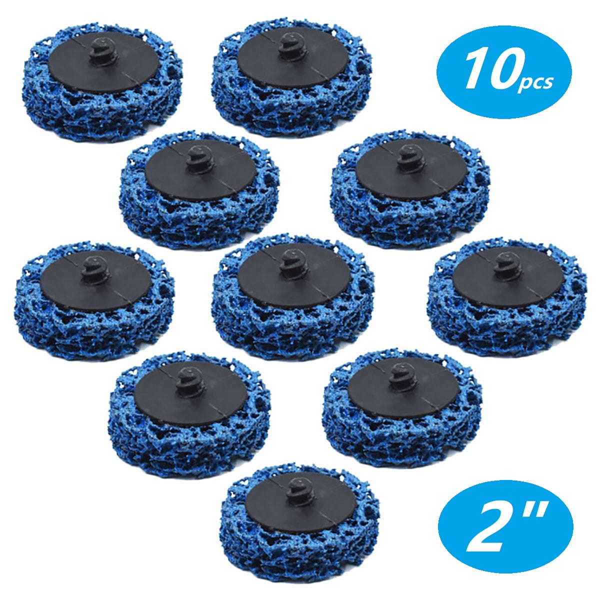 10 Pack 2 inch Quick Change Easy Strip & Clean Discs for Paint Rust ...