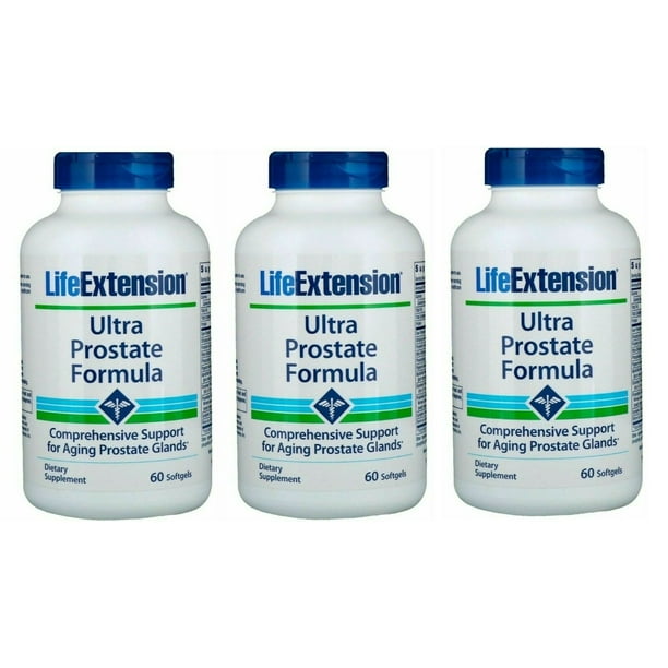 Life Extension - Ultra Prostate Formula, 60 Softgels - 3 Packs - Walmart.ca