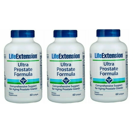 Life Extension - Ultra Prostate Formula, 60 Softgels - 3 Packs - Walmart.ca