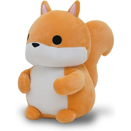 Brown Squirrel Plush Toy - 10 Inches Plushie Stuffed Animal - Hug and ...